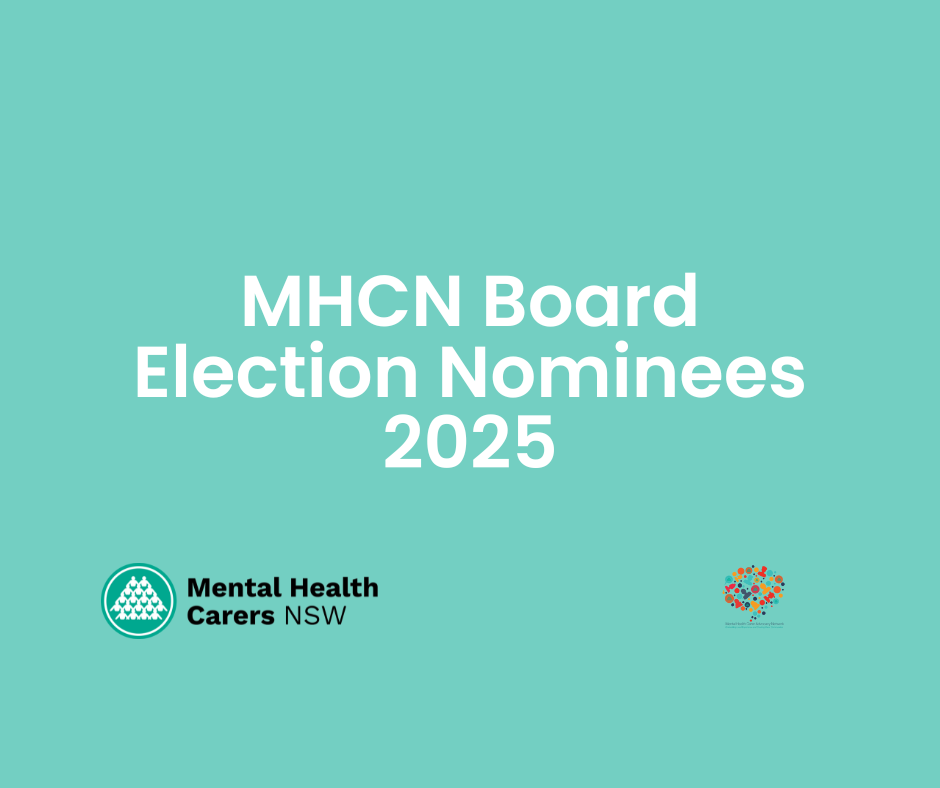 MHCN Board Election Nominees 2025 - Mental Health Carers NSW